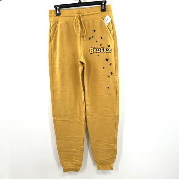The Beatles | Pants & Jumpsuits | Nwt Beatles Mustard Yellow Jogger ...
